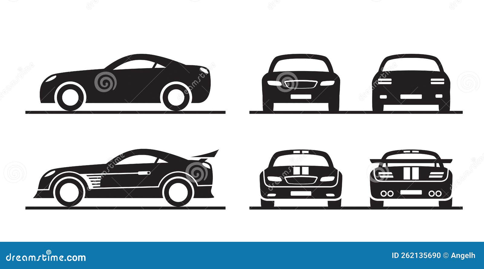 Car tuning and styling stock vector. Illustration of show - 262135690