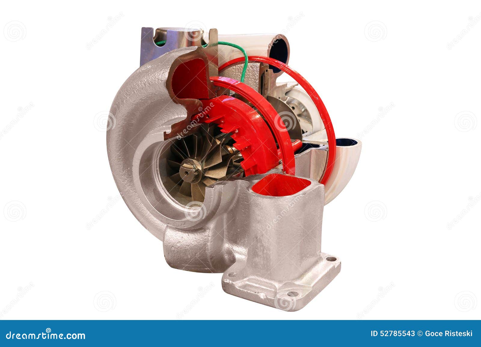 Turbo Charger On Race Car Engine Royalty-Free Stock Image ...