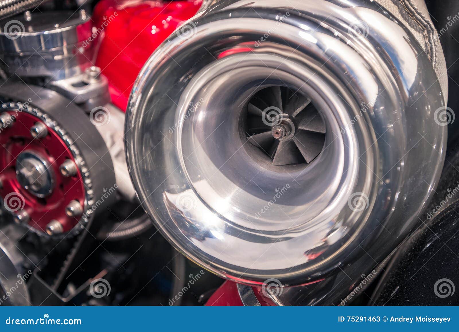 Car turbo under the bonnet stock image. Image of pipe - 75291463