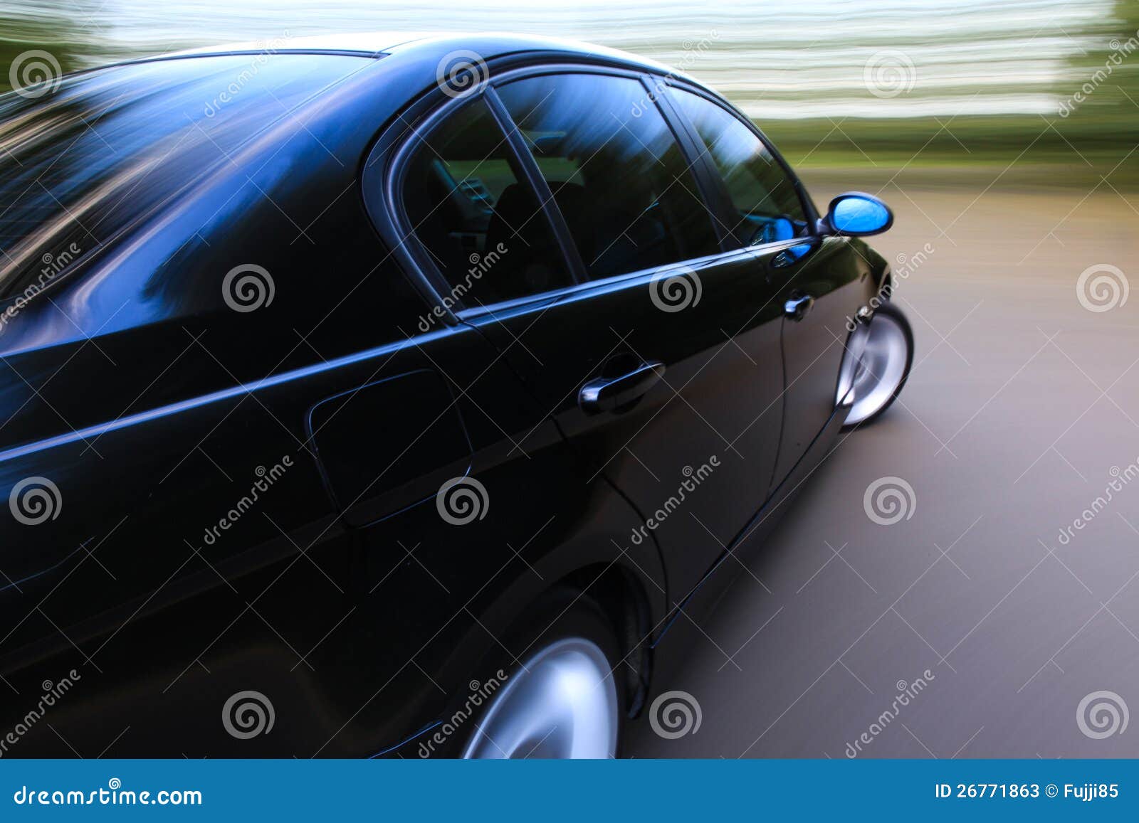 Car in turn stock image. Image of fast, performance, highway - 26771863