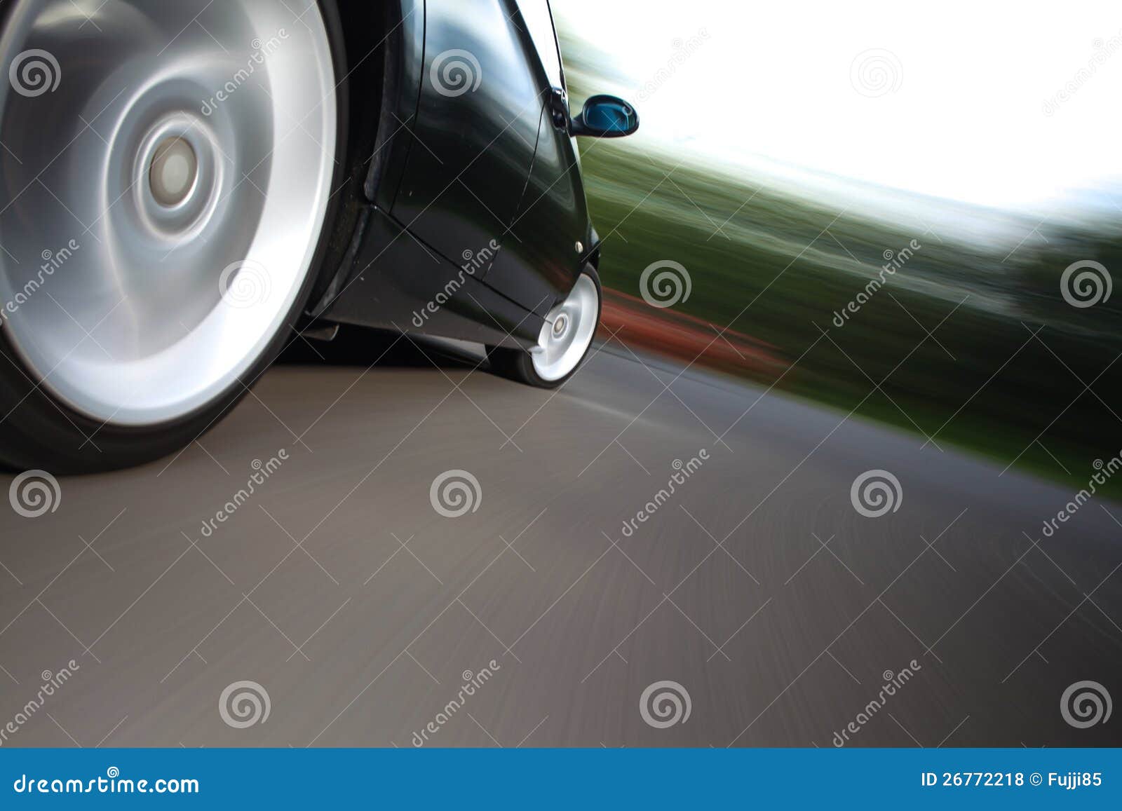 Car in turn stock photo. Image of road, performance, front - 26772218