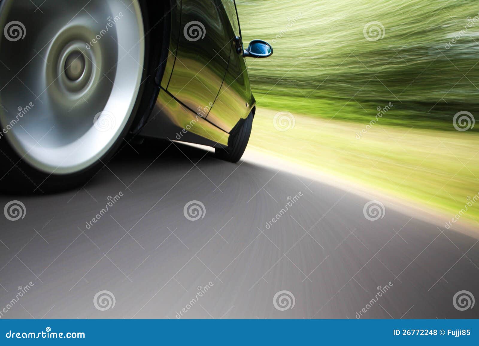 Car in turn stock photo. Image of metal, curve, design - 26772248