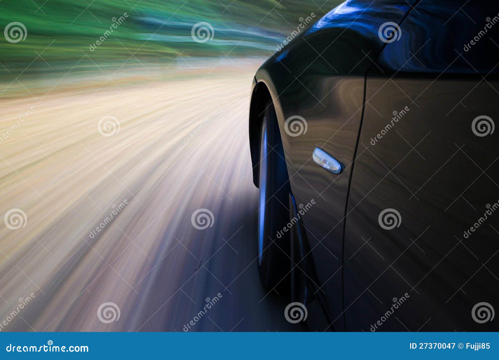 Car in turn stock image. Image of highway, automotive - 27370047