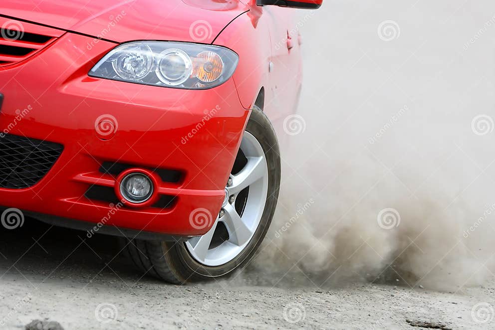 Car turning stock image. Image of transport, tire, modern - 12885353