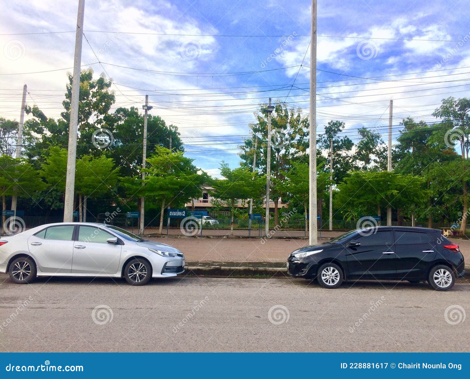 Car stock image. Image of cars, private, facing - 228881617