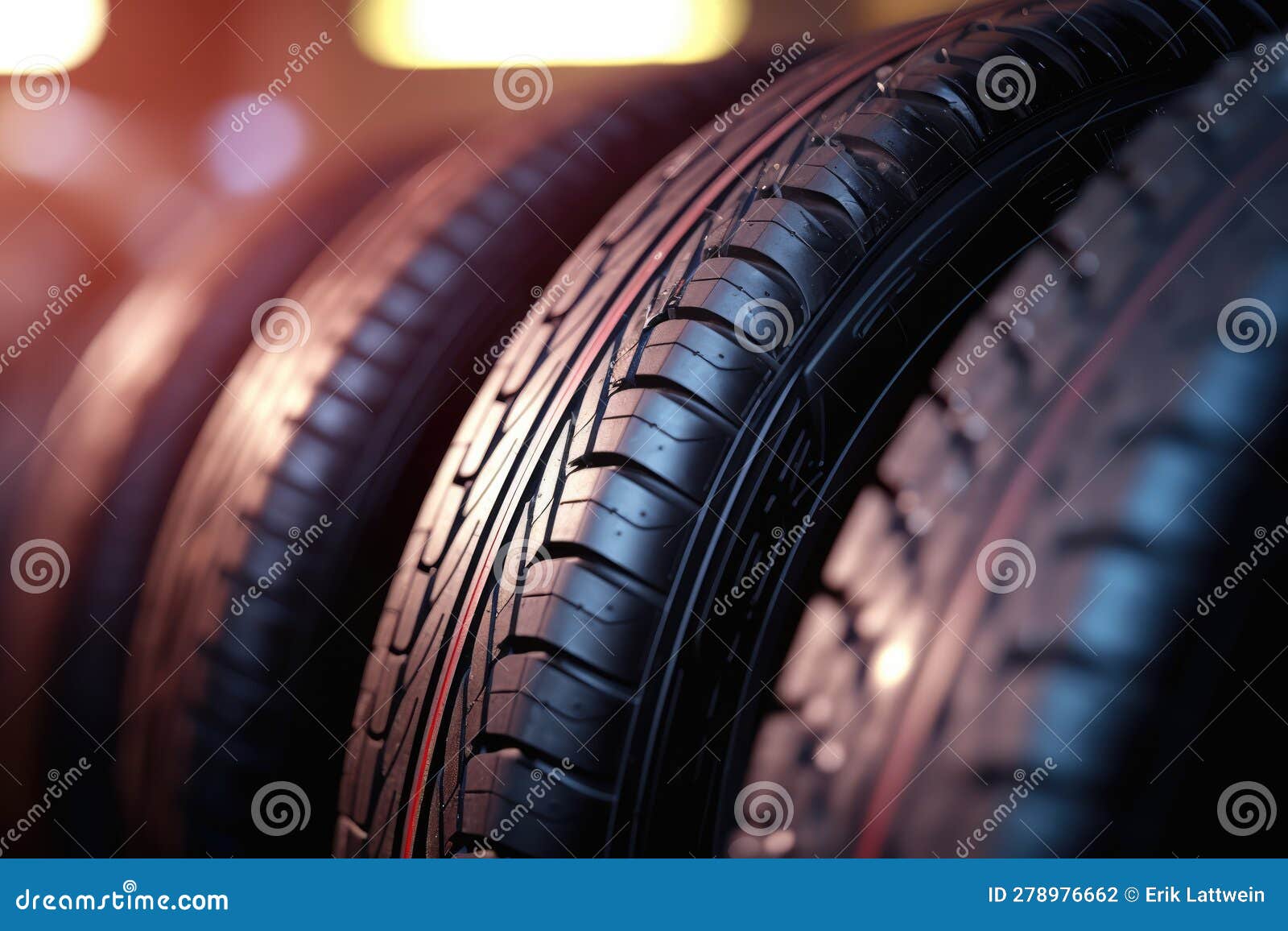 Car Tyre in a Close-up Shot, Macro Shot - Made with Generative AI Tools ...