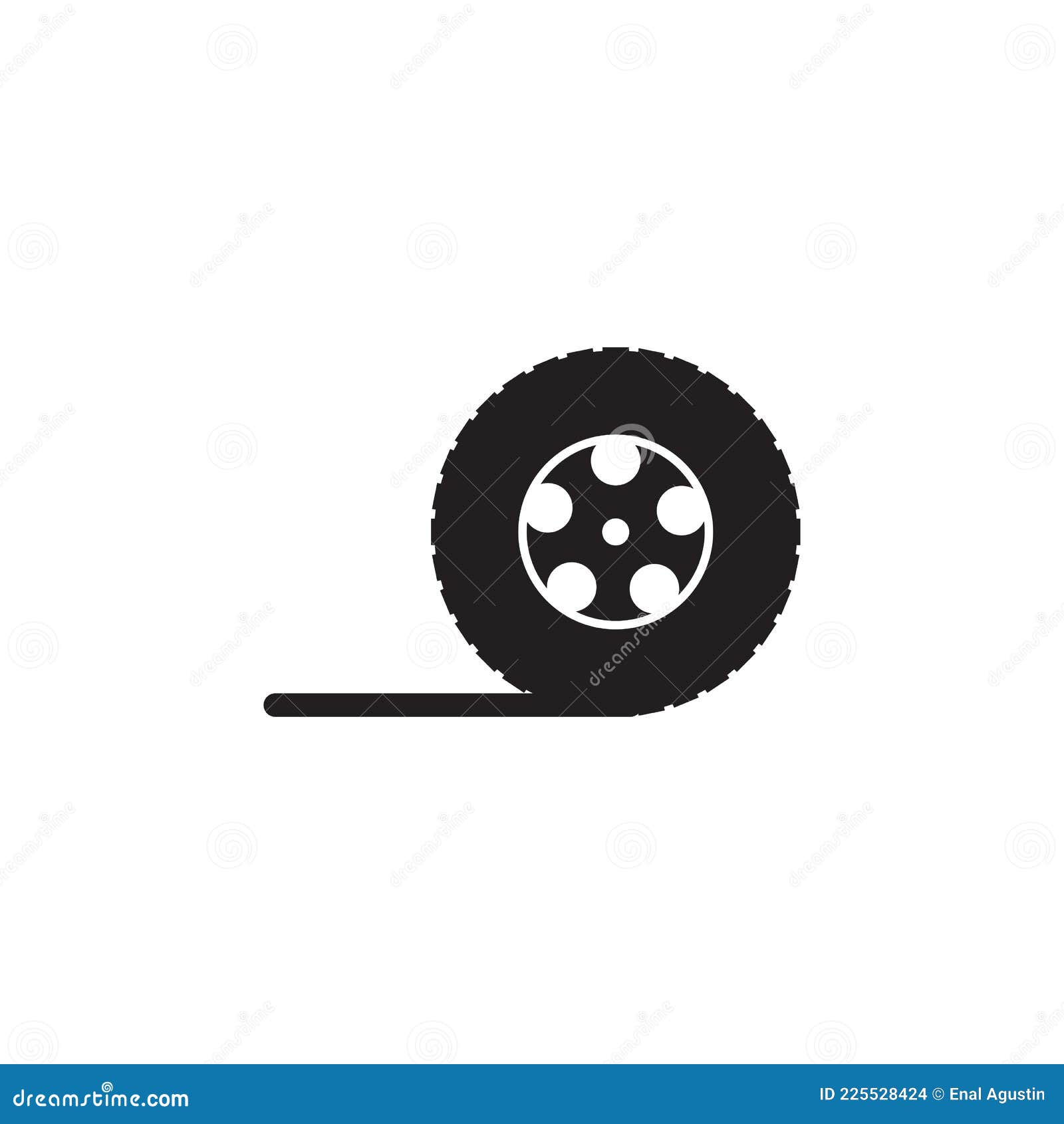 Car Tyre Logo Design Template Stock Vector - Illustration of circle ...
