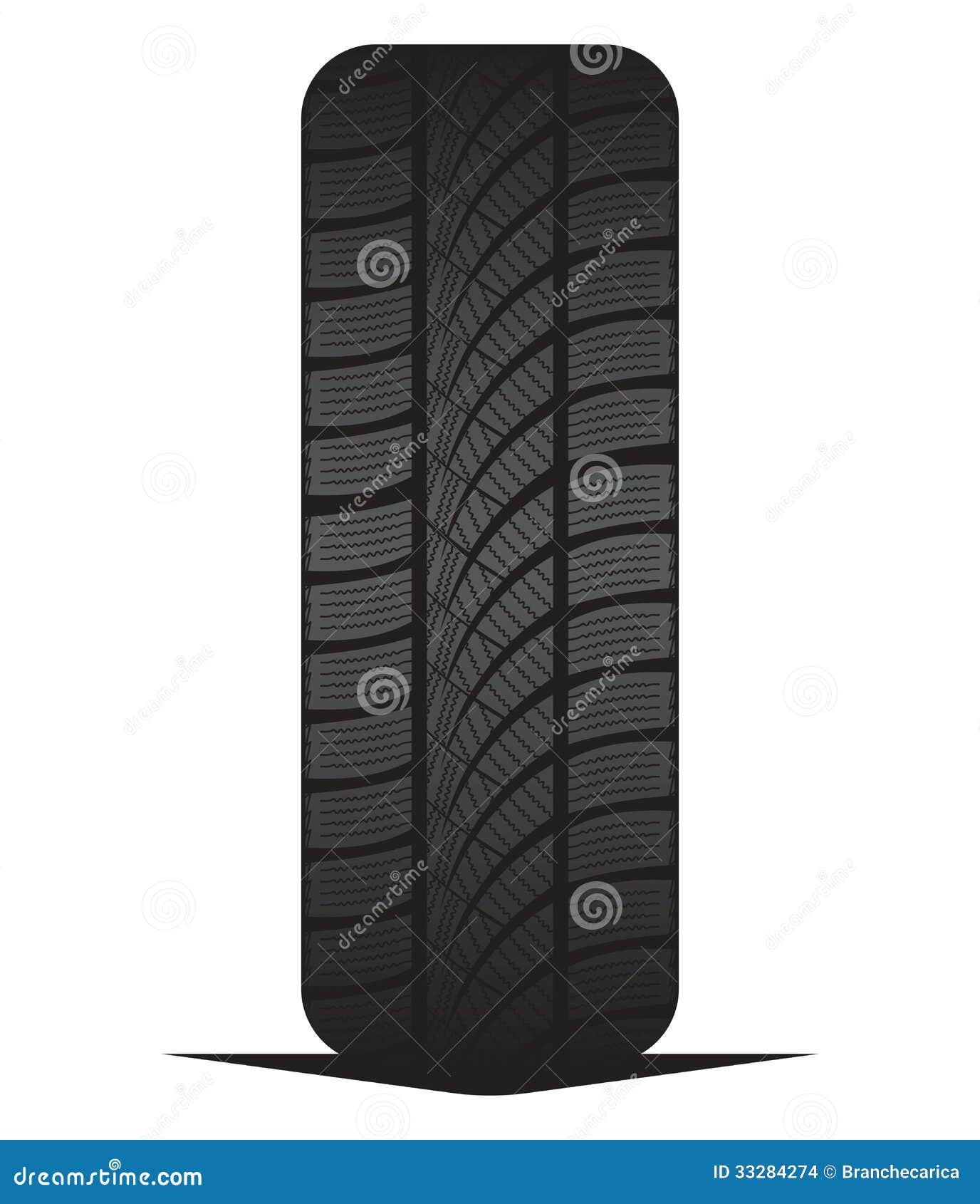 Car tyre - tire stock vector. Illustration of black, transportation ...