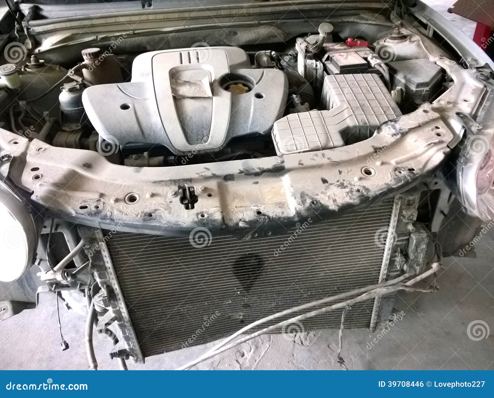 Car under repair stock photo. Image of automobile, transportation ...