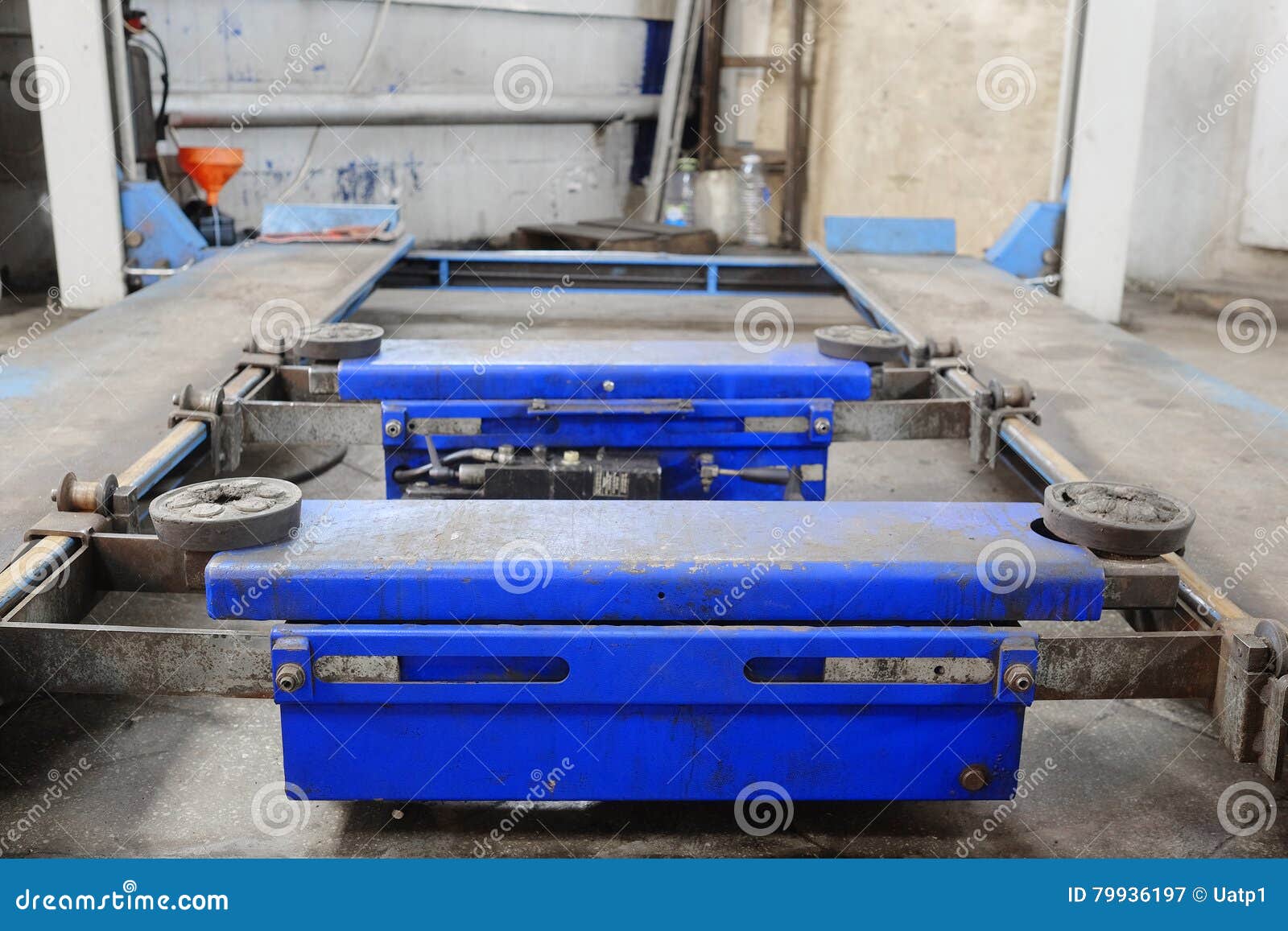 Car under repair stock image. Image of industry, replacement - 79936197