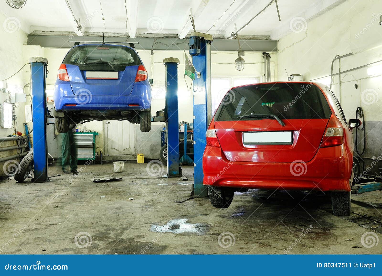 Car under repair stock image. Image of diagnostic, automotive - 80347511