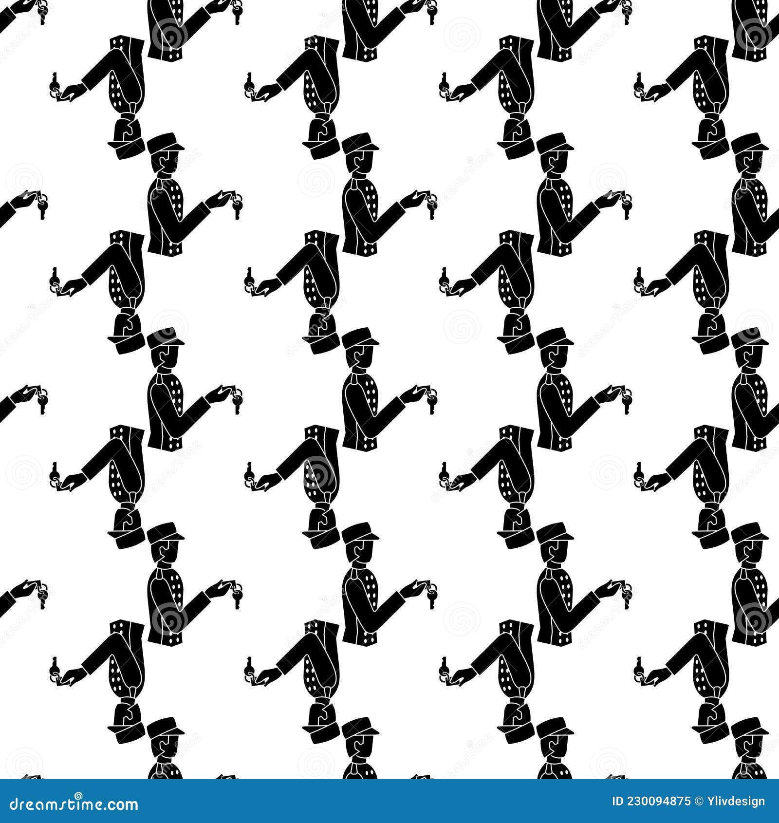 Car Valet Pattern Seamless Vector Stock Vector - Illustration of ...