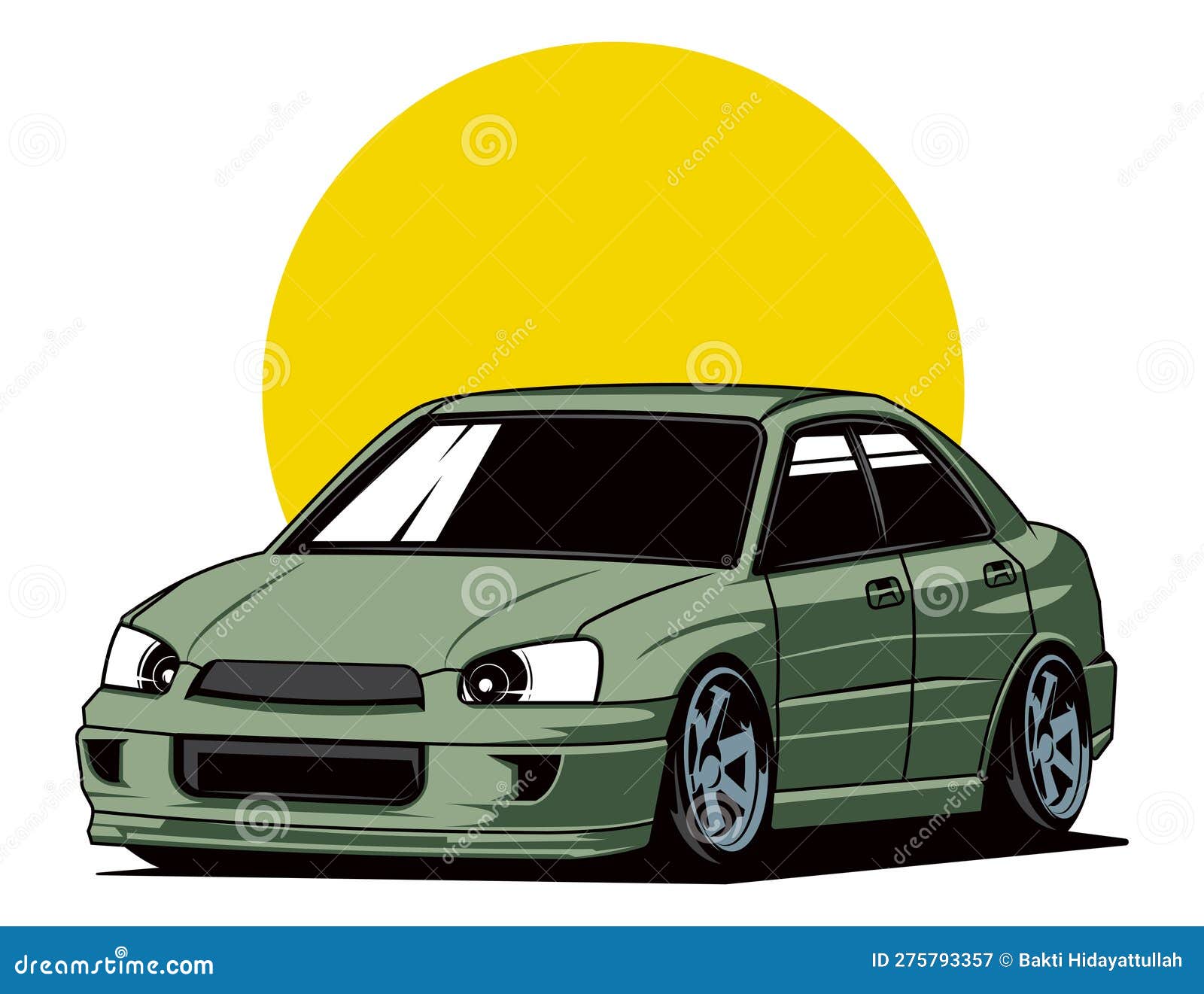 Car Vector Graphic Illustration Design Ideas with Cortoon Style Stock ...