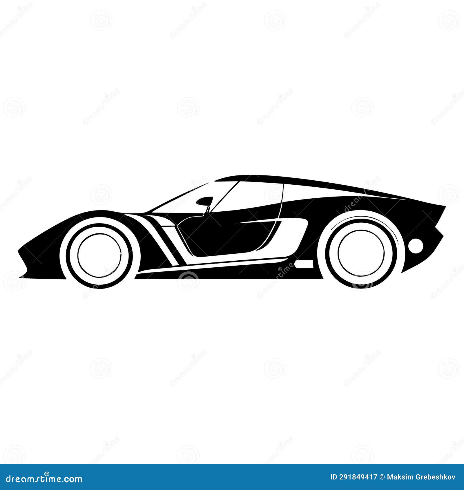 Car Vector Icon Isolated Side View, Logo Stock Vector - Illustration of ...