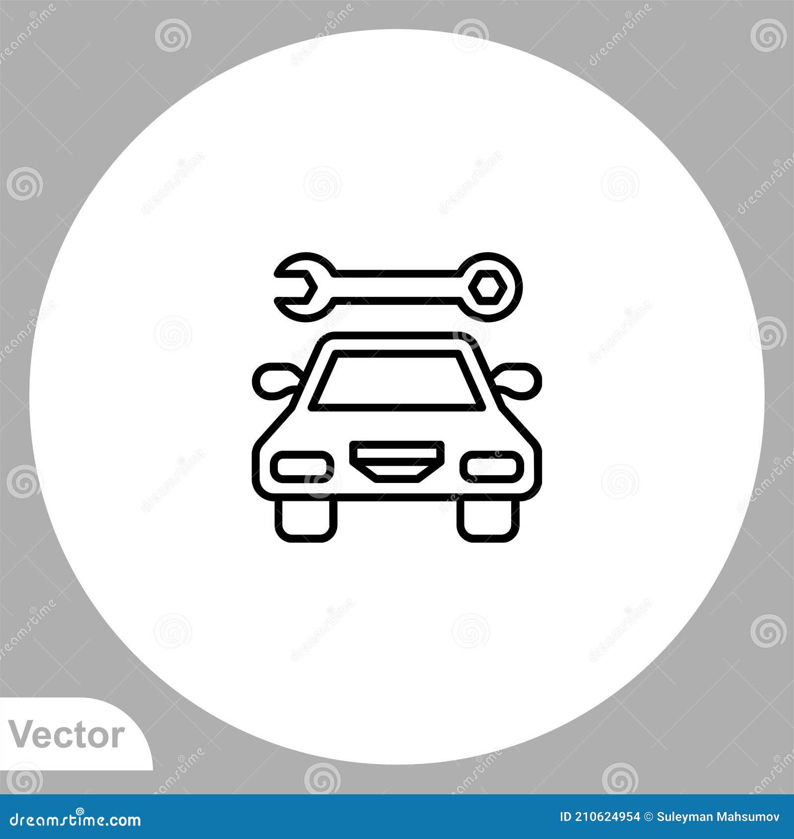 Car Vector Icon Sign Symbol Stock Vector - Illustration of drive, road ...