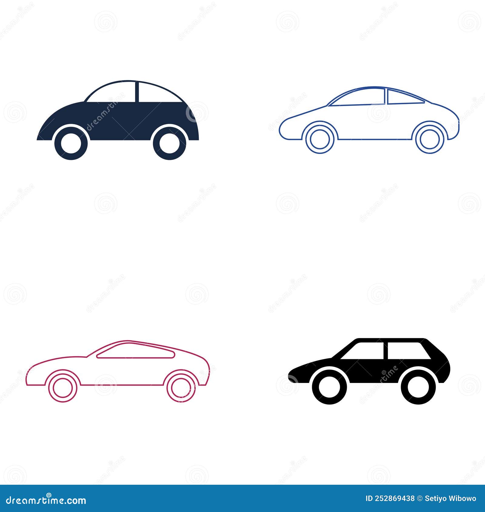 Car Vector Illustration Icon Design Stock Vector - Illustration of ...