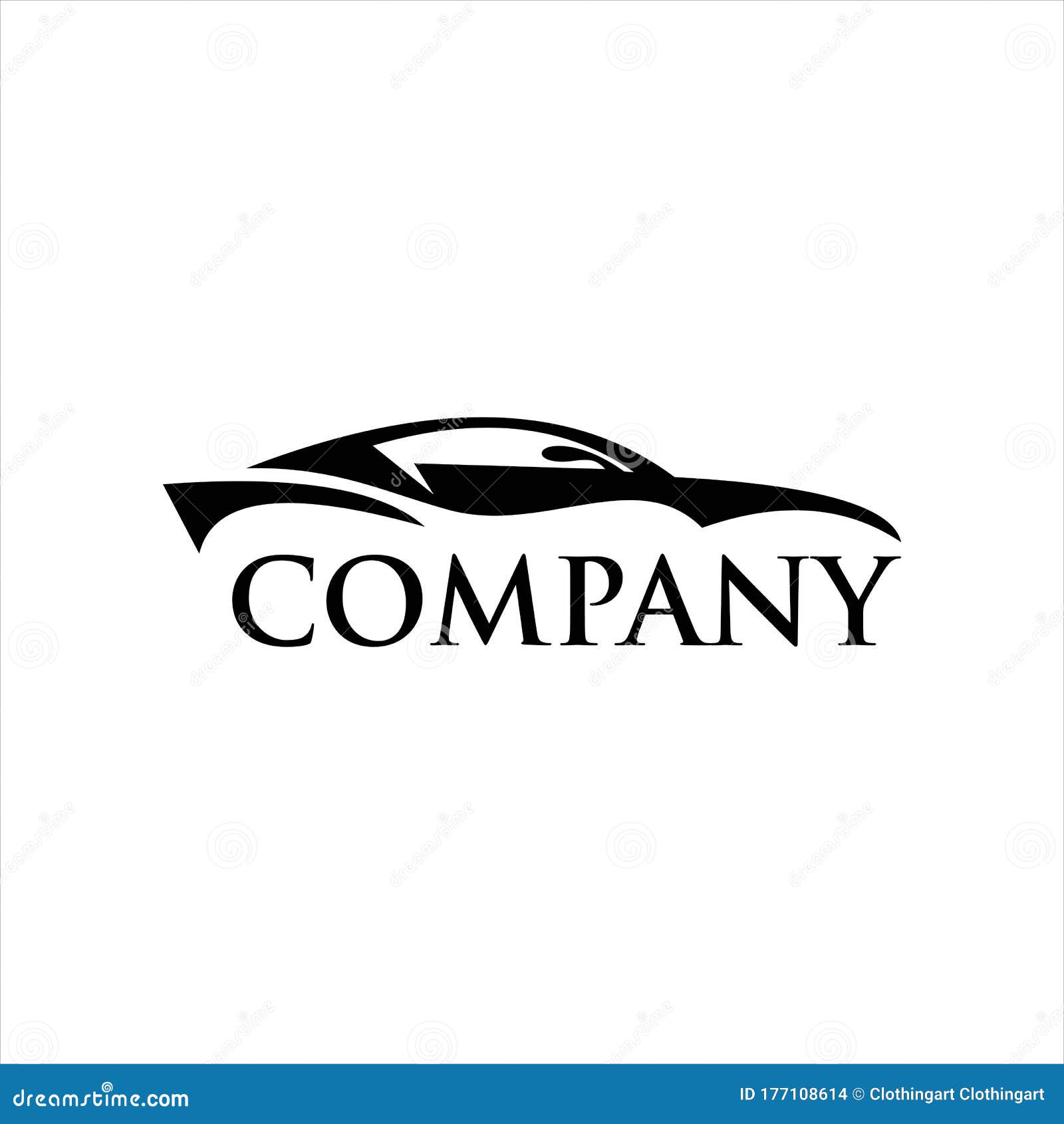 Car Vector Logo Graphic Modern Abstract Stock Vector - Illustration of ...