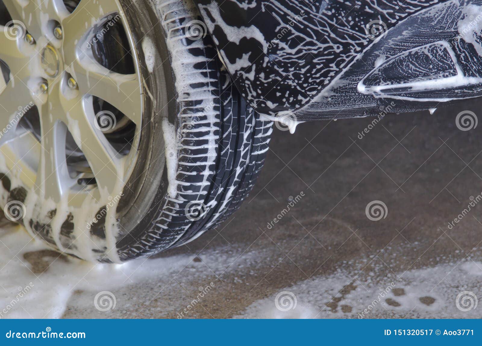 Car wash bubbles stock image. Image of bubbles, detergent - 151320517