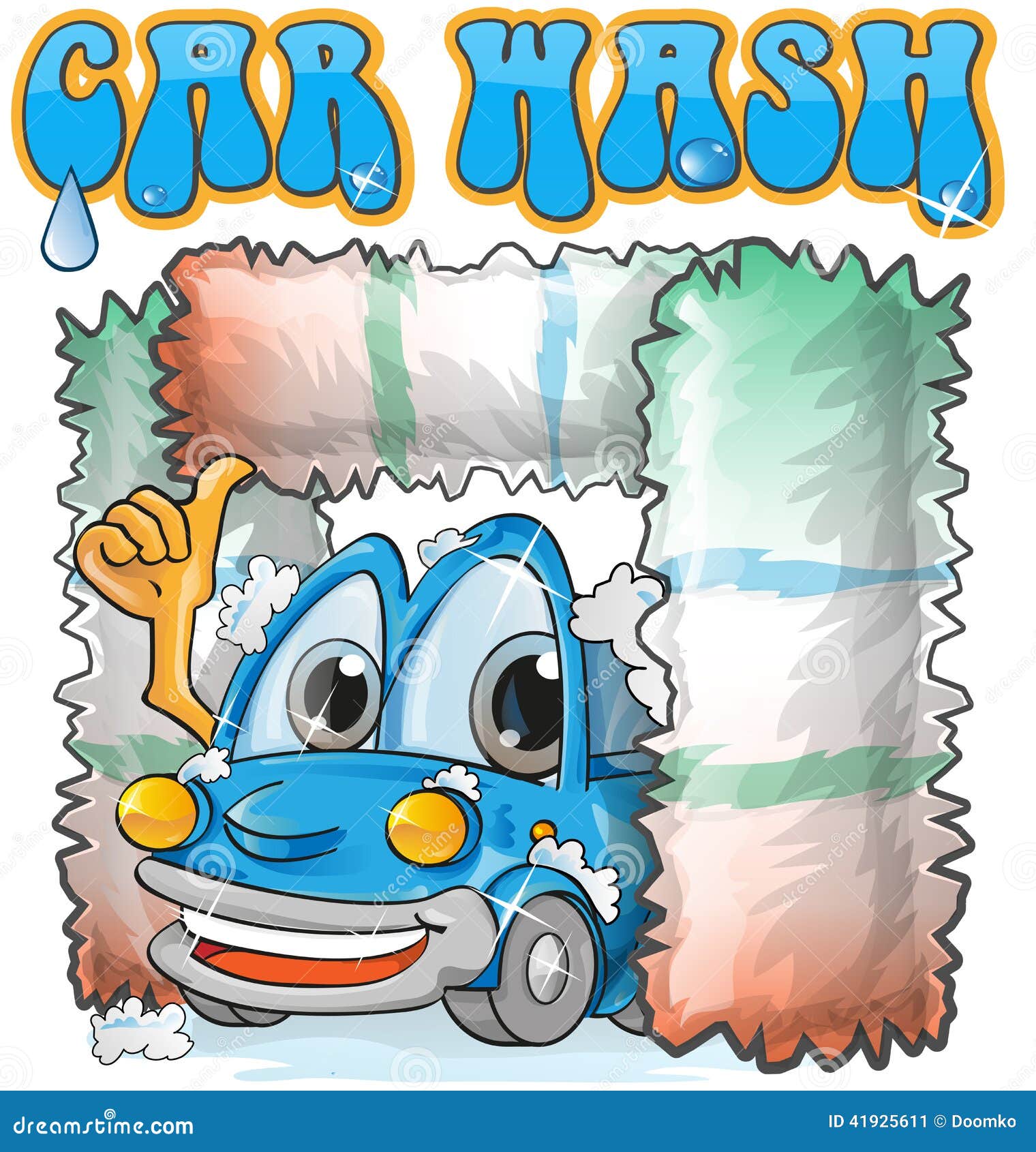 Car Wash Cartoon | CartoonDealer.com #41925611