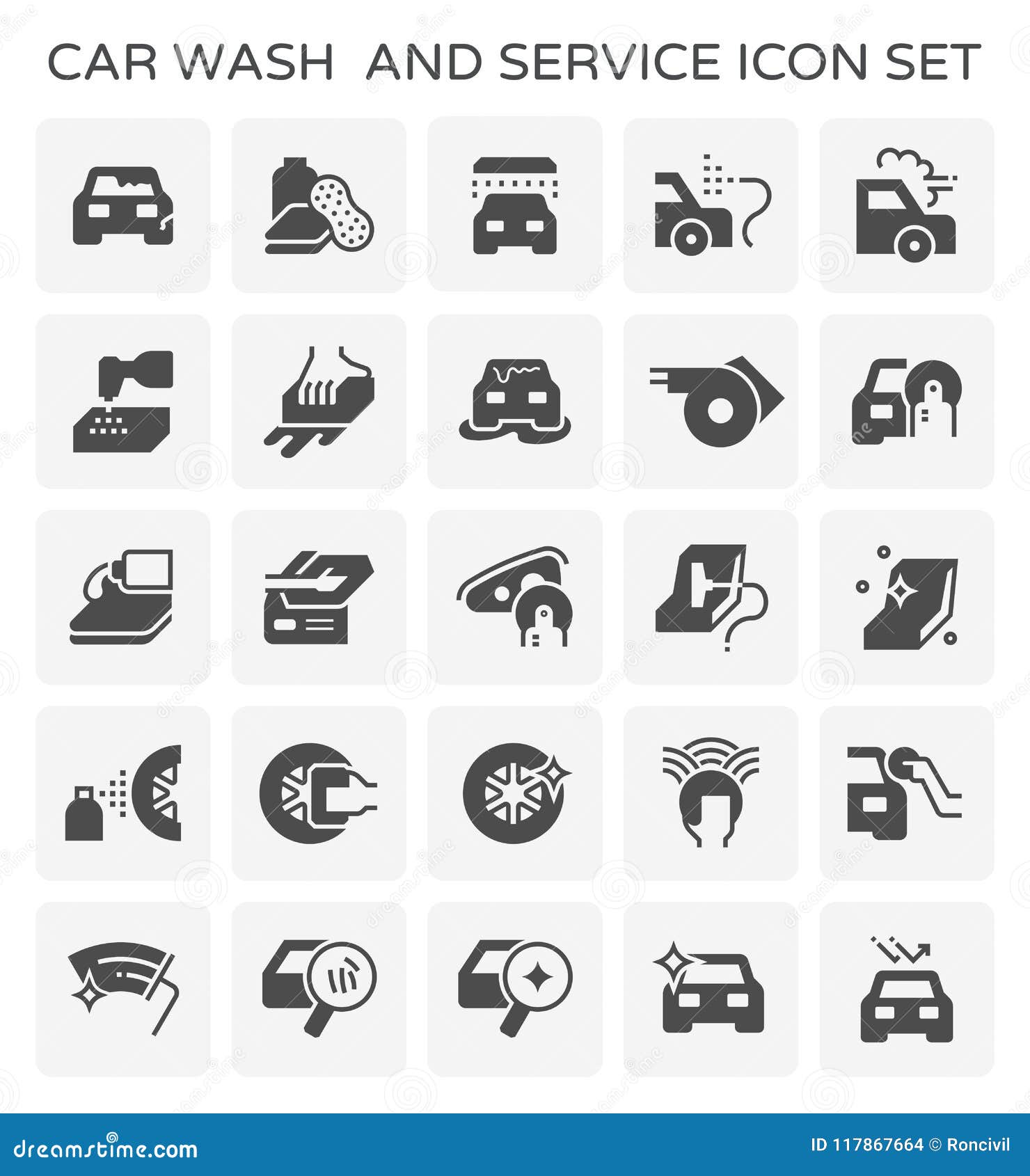 Car wash icon stock vector. Illustration of automobile - 117867664