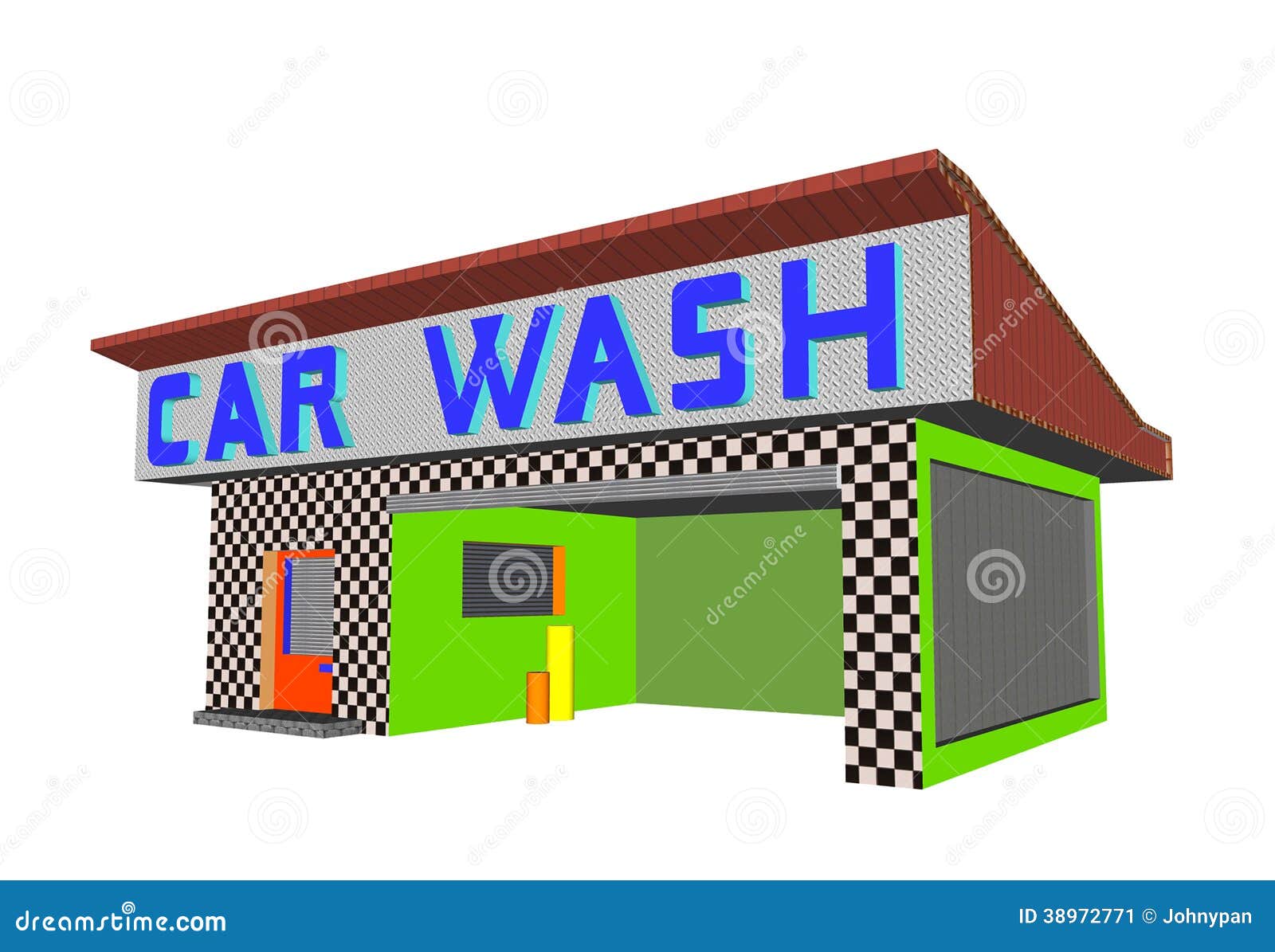 Car wash stock illustration. Illustration of clean, sign - 38972771