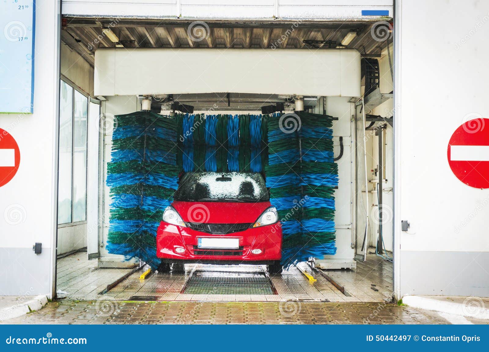 Car wash stock image. Image of automated, vehicle, automobile - 50442497