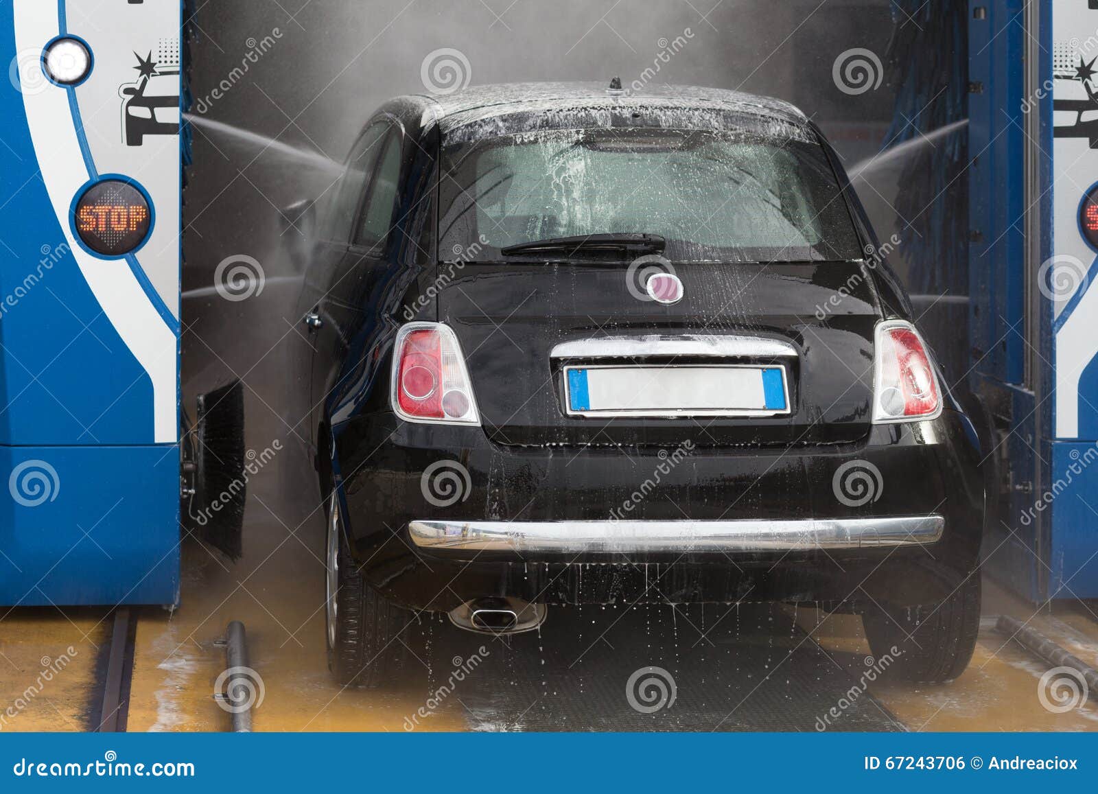 Car wash, soap time stock photo. Image of soaping, transportation ...