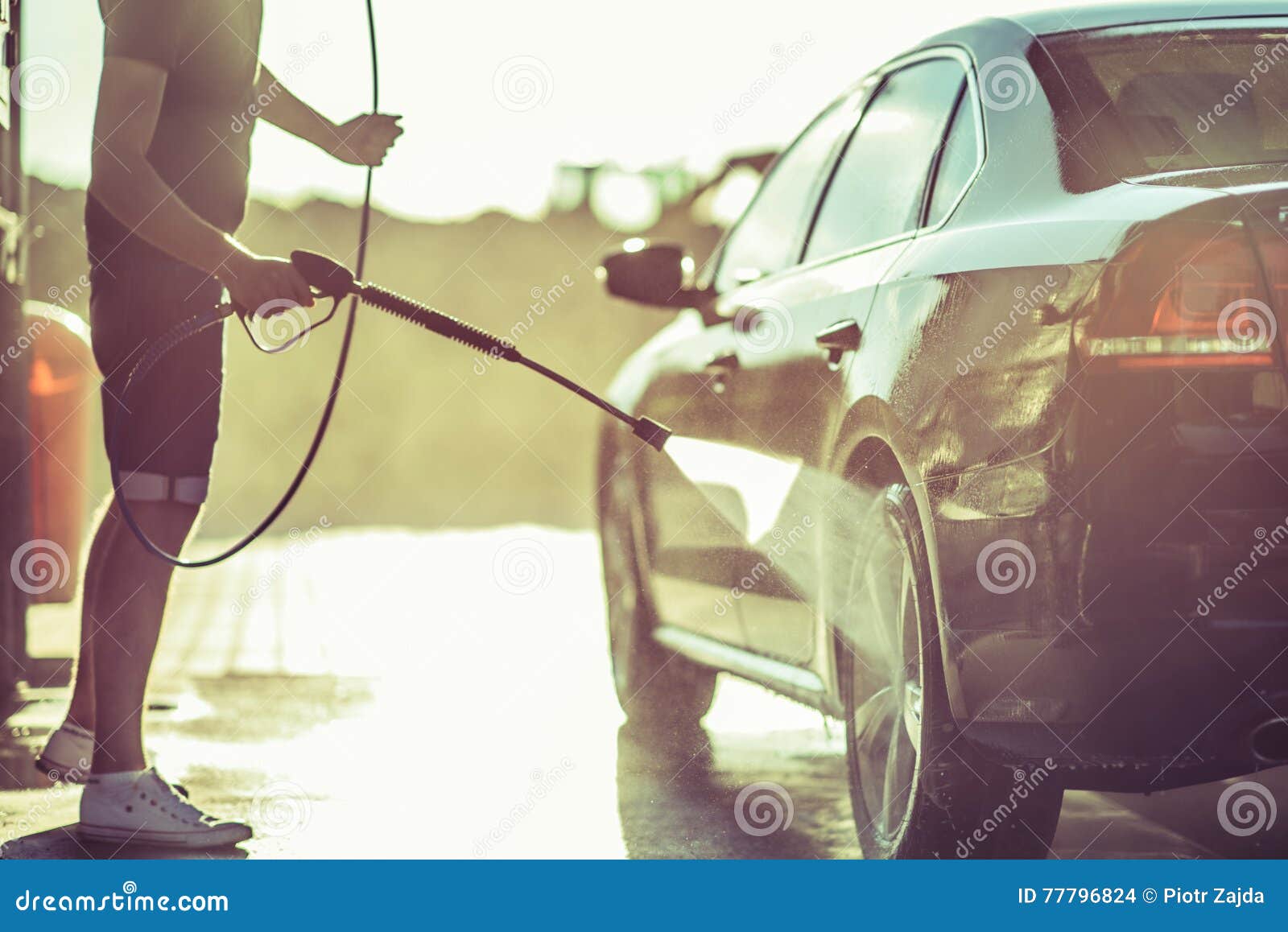 Car Washing and Detailing stock photo. Image of washer - 77796824