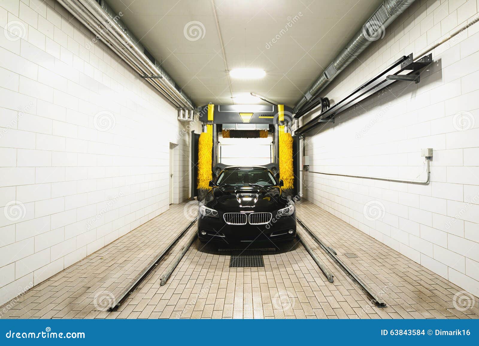 Car washing station stock photo. Image of glass, automatic - 63843584