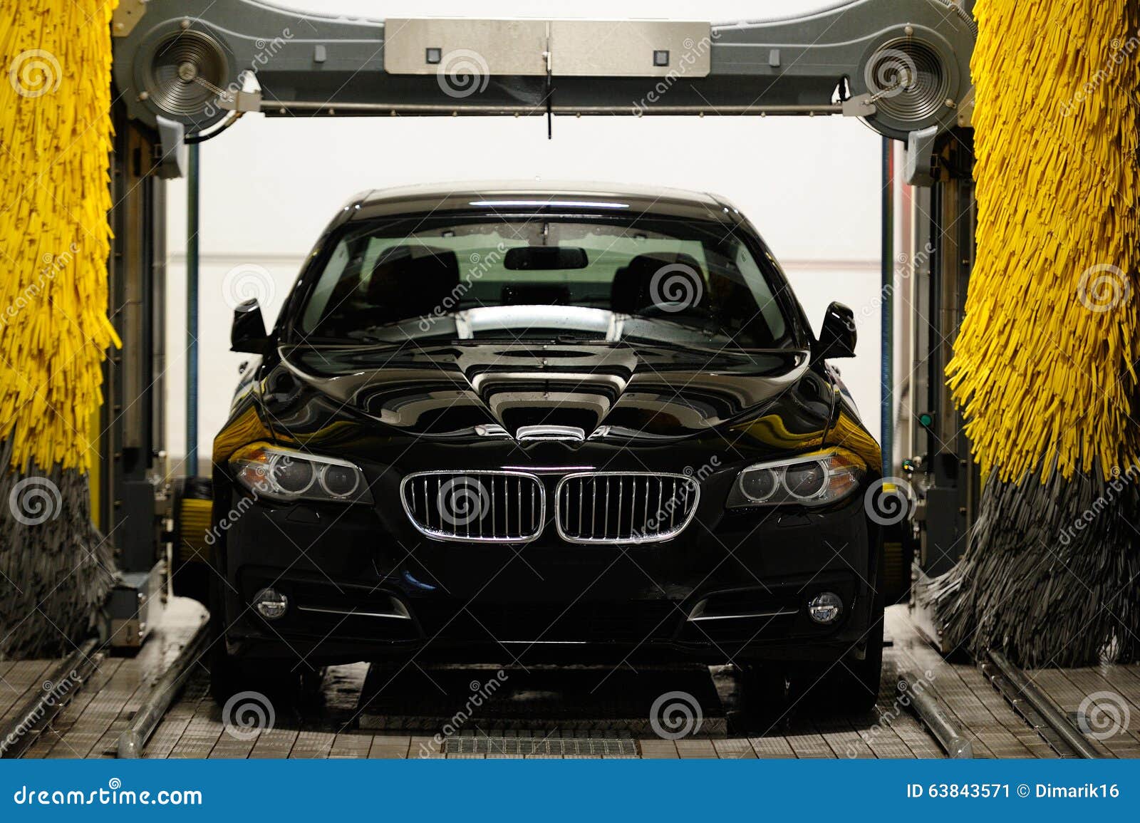 Car washing station stock image. Image of automatic, brush - 63843571