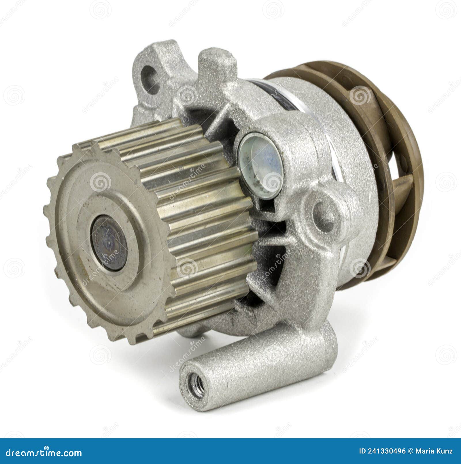 Car water pump stock photo. Image of automotive, metallic - 241330496