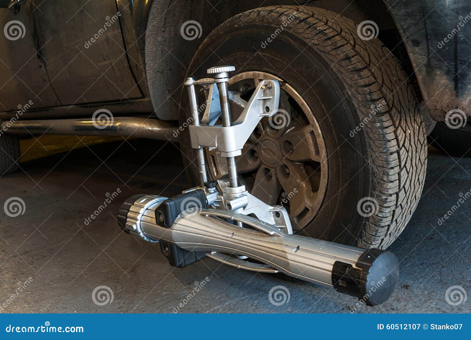 Car wheel alignment stock image. Image of check, adjust - 60512107