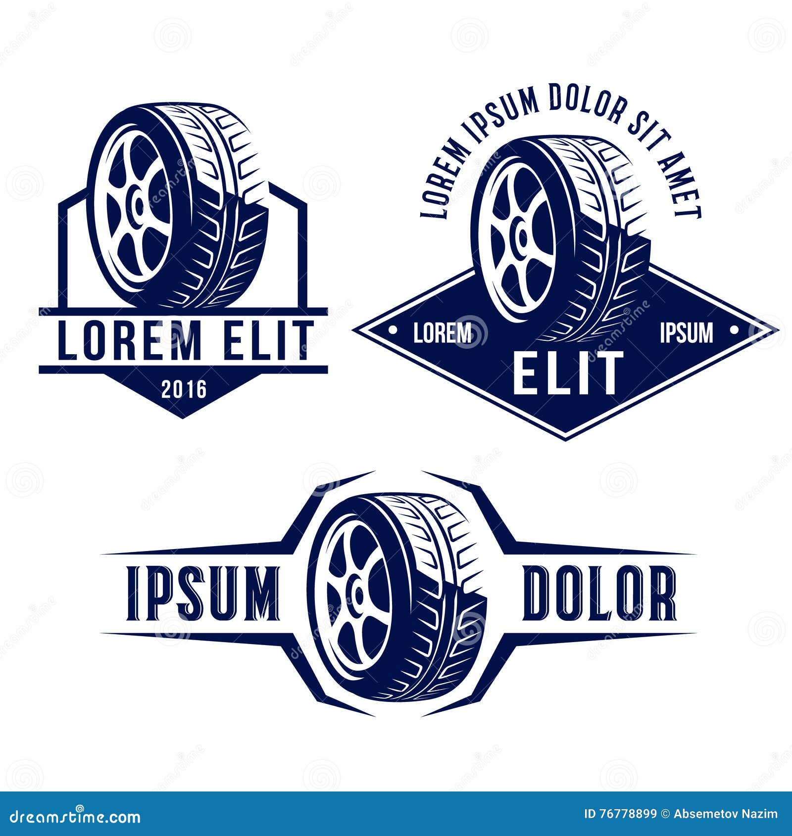 Car Wheel, Car Related Sign. Stock Vector - Illustration of icons ...