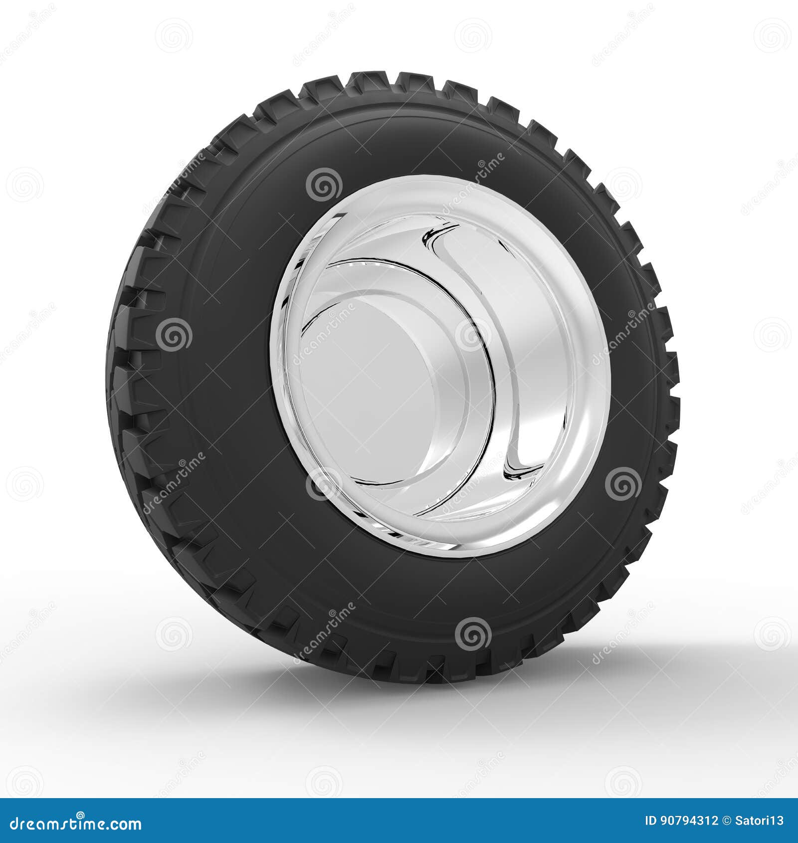 Car wheel 3d rendering stock illustration. Illustration of driving ...