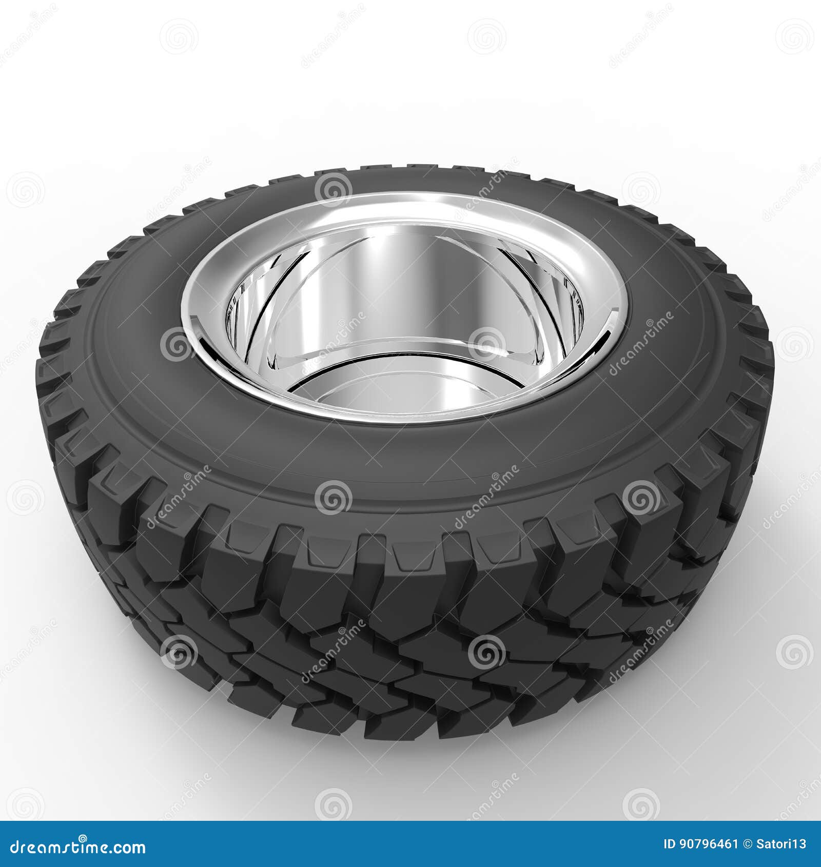 Car wheel 3d rendering stock illustration. Illustration of radial ...