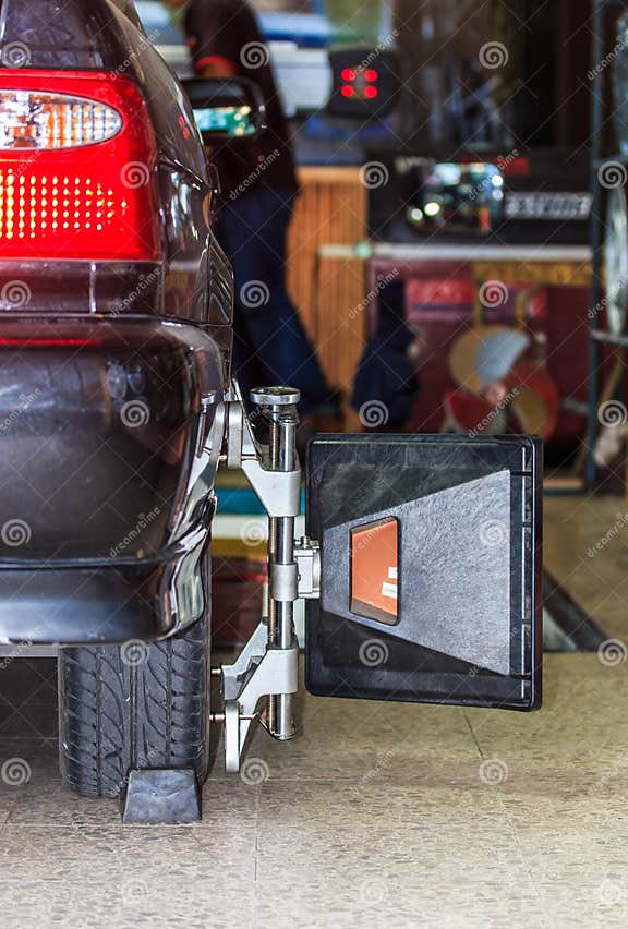 Car wheel fixing stock image. Image of fixed, mechanical - 37216573