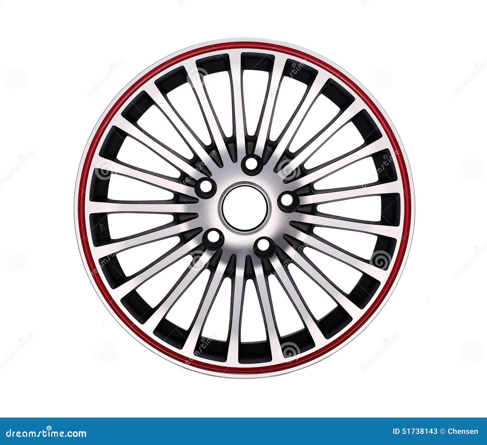 Car Wheel stock illustration. Illustration of alloy, logo - 51738143