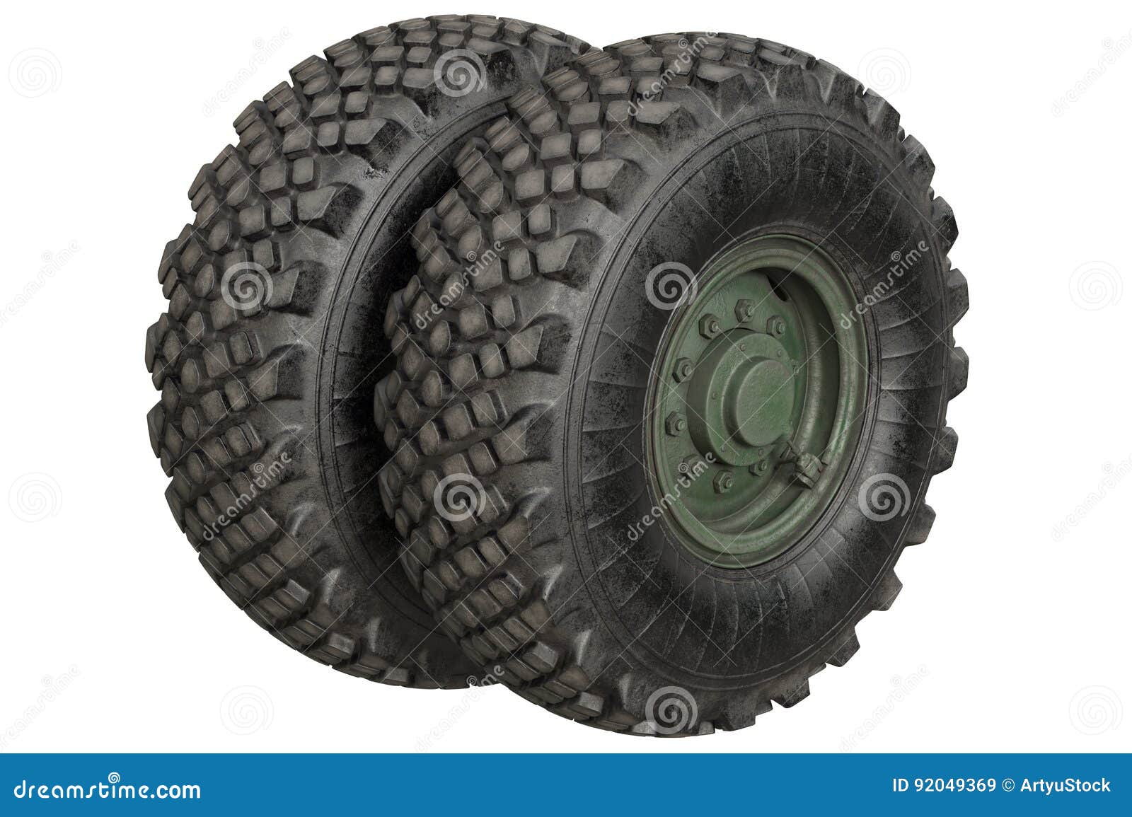 Car wheel green rim stock illustration. Illustration of auto - 92049369