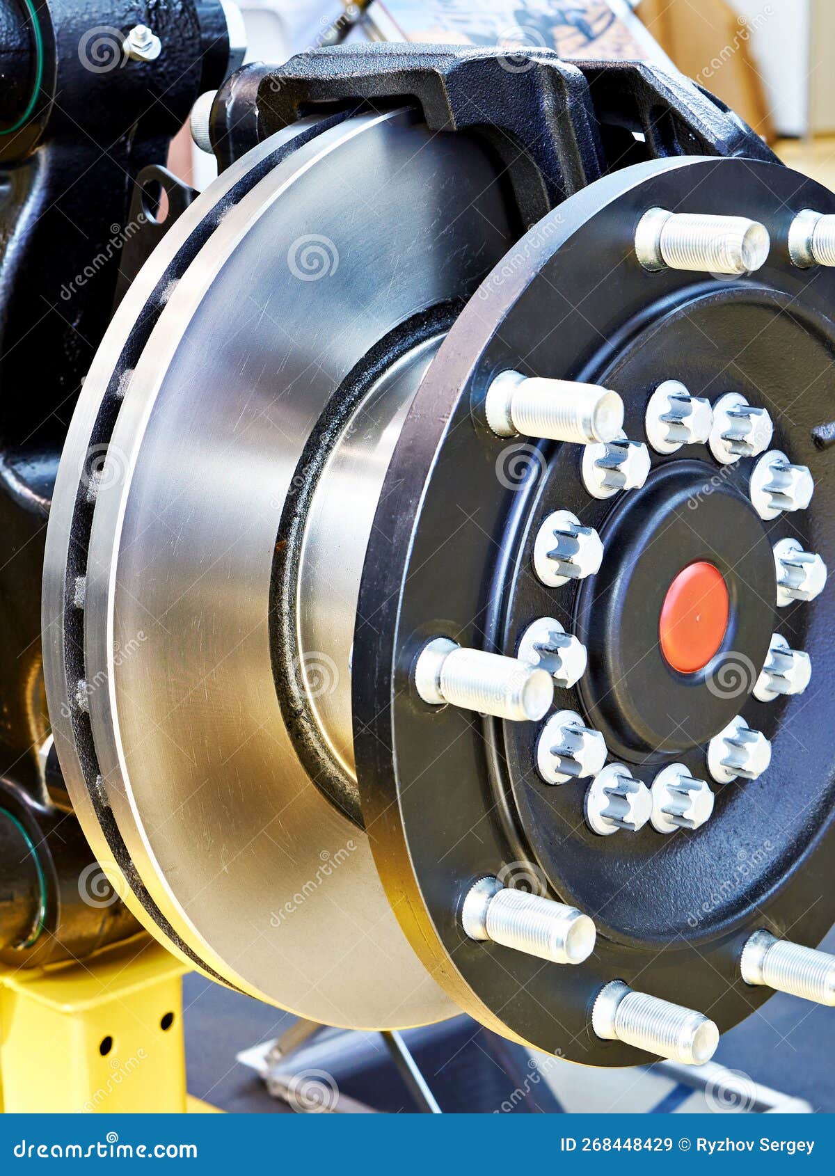 Car Wheel Hub with Brake Disc Stock Image - Image of steel, shop: 268448429