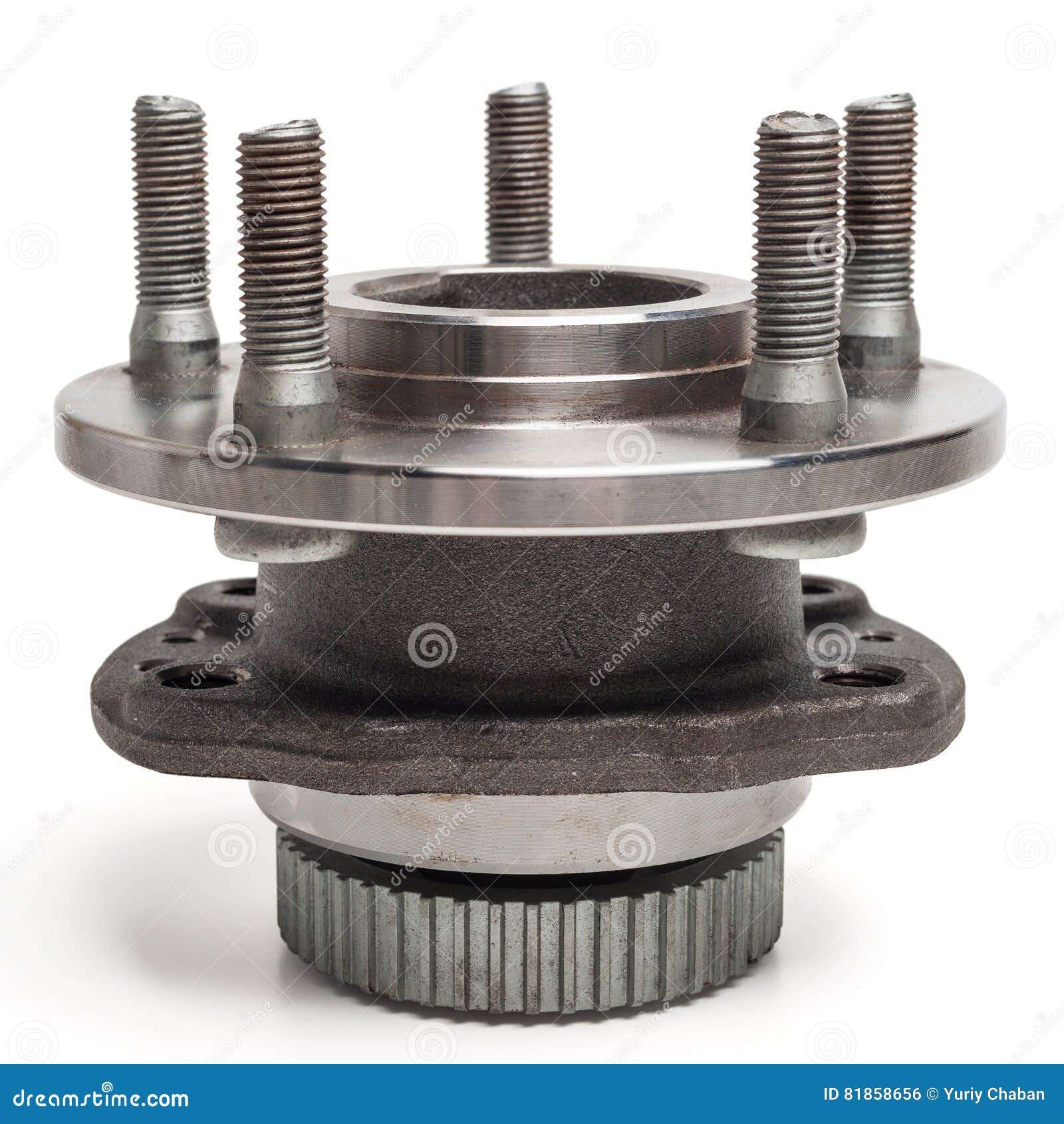 Car wheel hub stock photo. Image of transportation, steel - 81858656