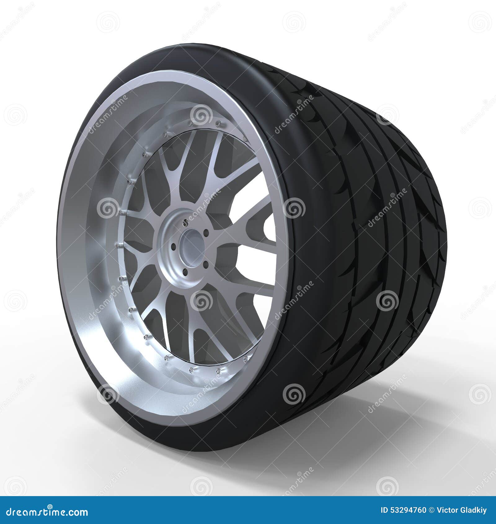 Car Wheel stock illustration. Illustration of object - 53294760