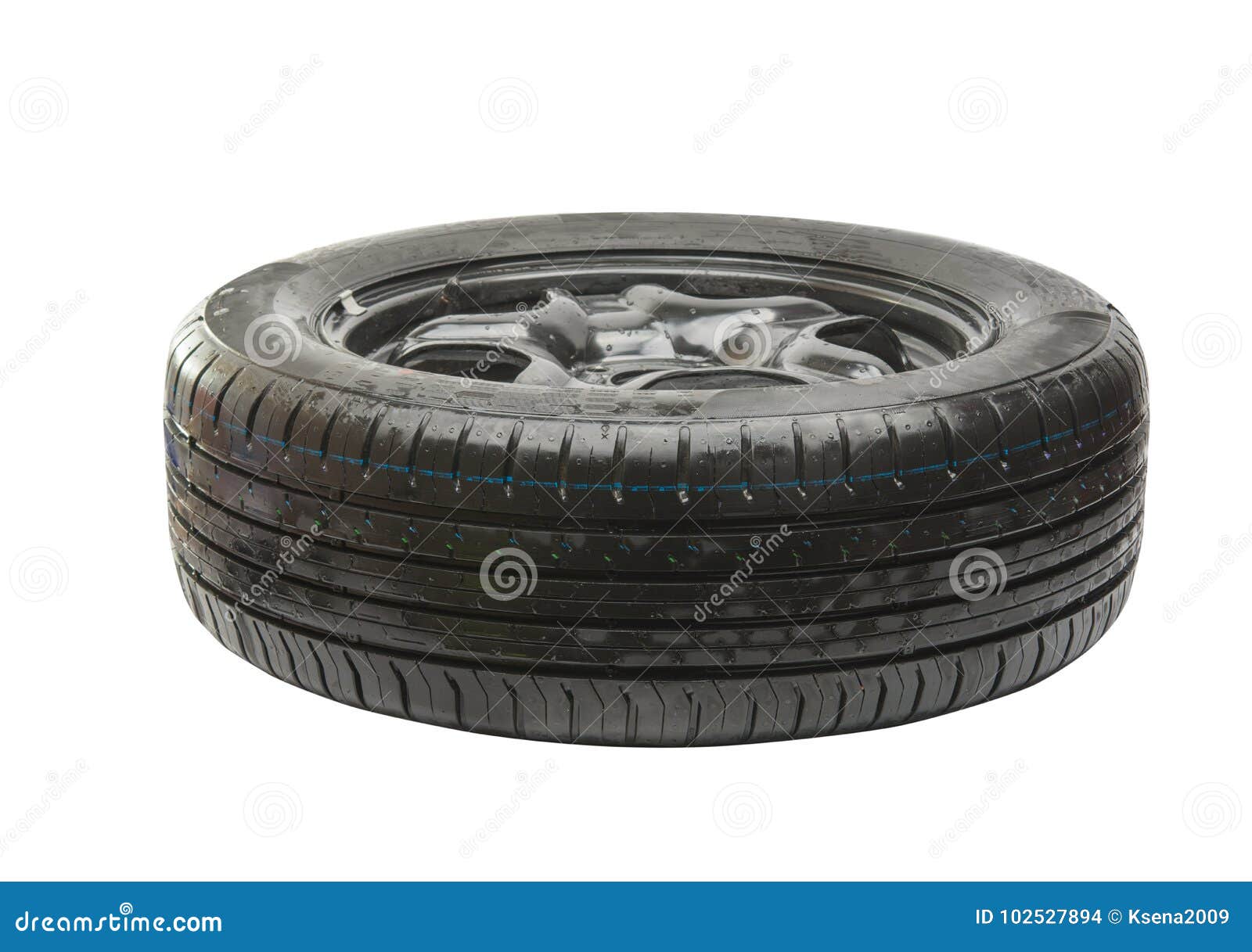 Car wheel isolated stock photo. Image of vehicle, studio - 102527894