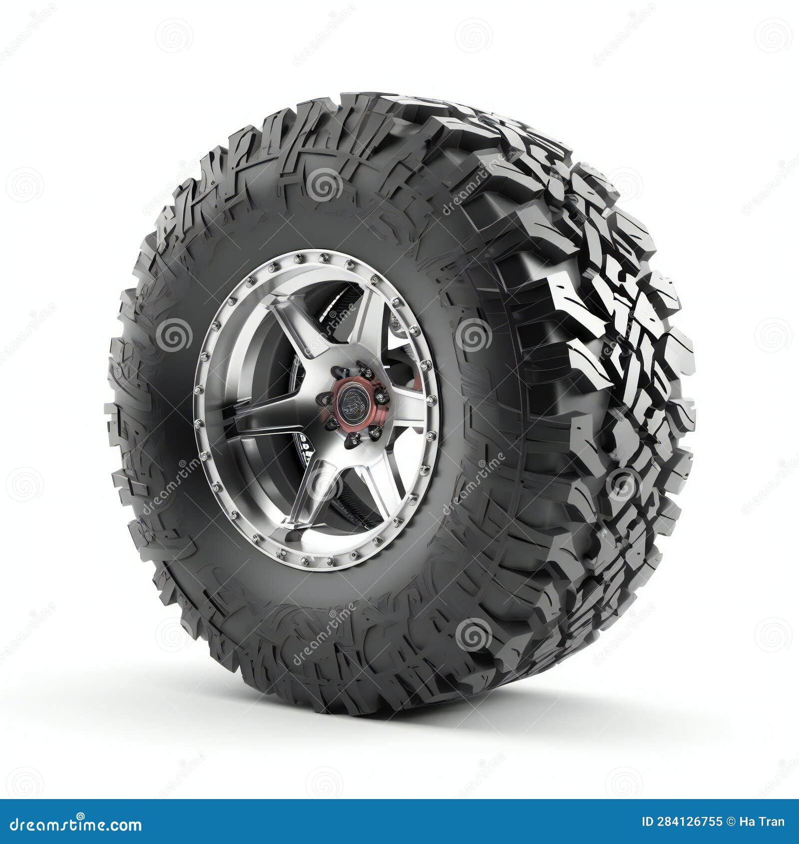 Car Wheel Isolated on a White Background Stock Illustration ...