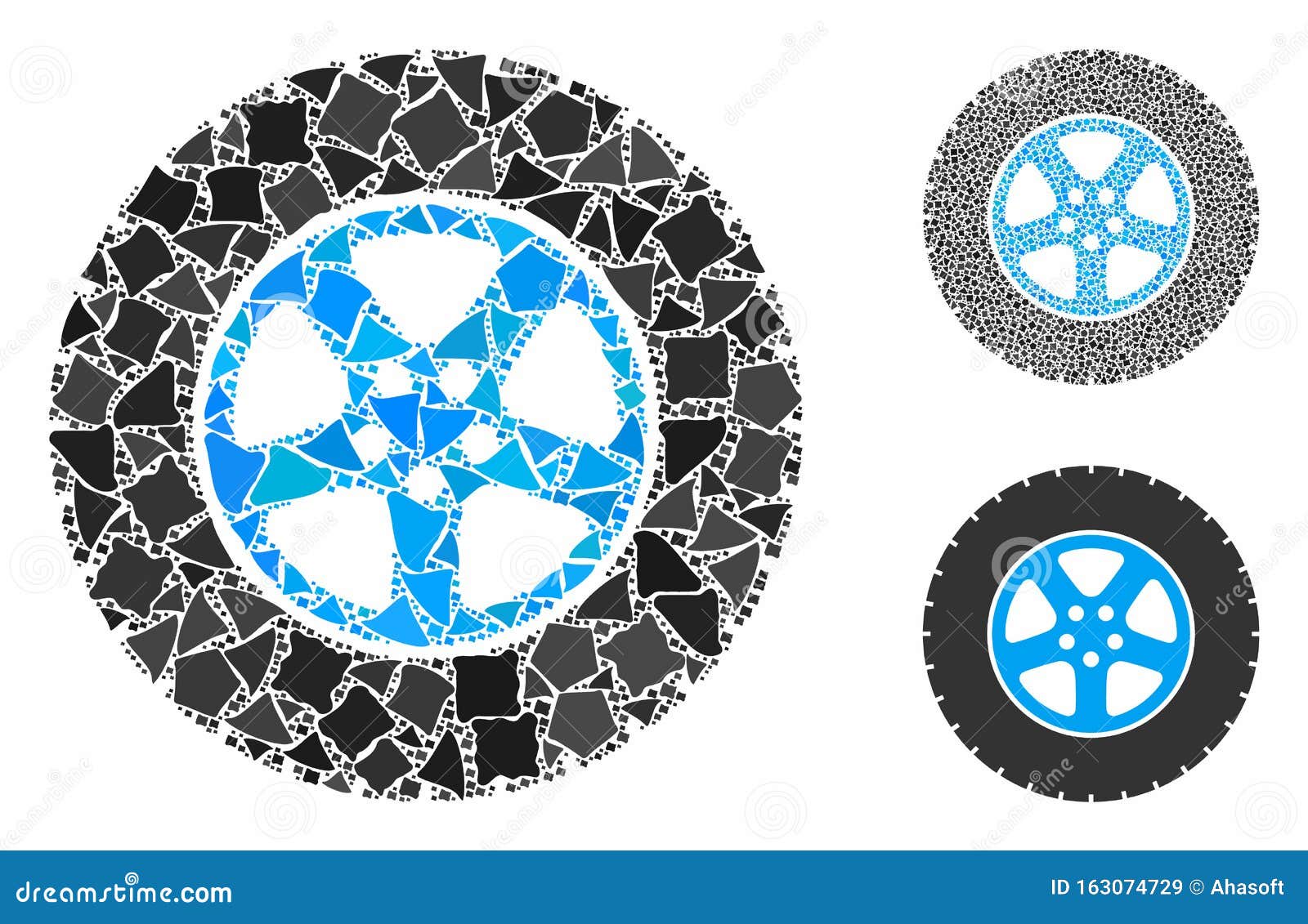 Bumpy Wheel Royalty-Free Stock Image | CartoonDealer.com #27095266