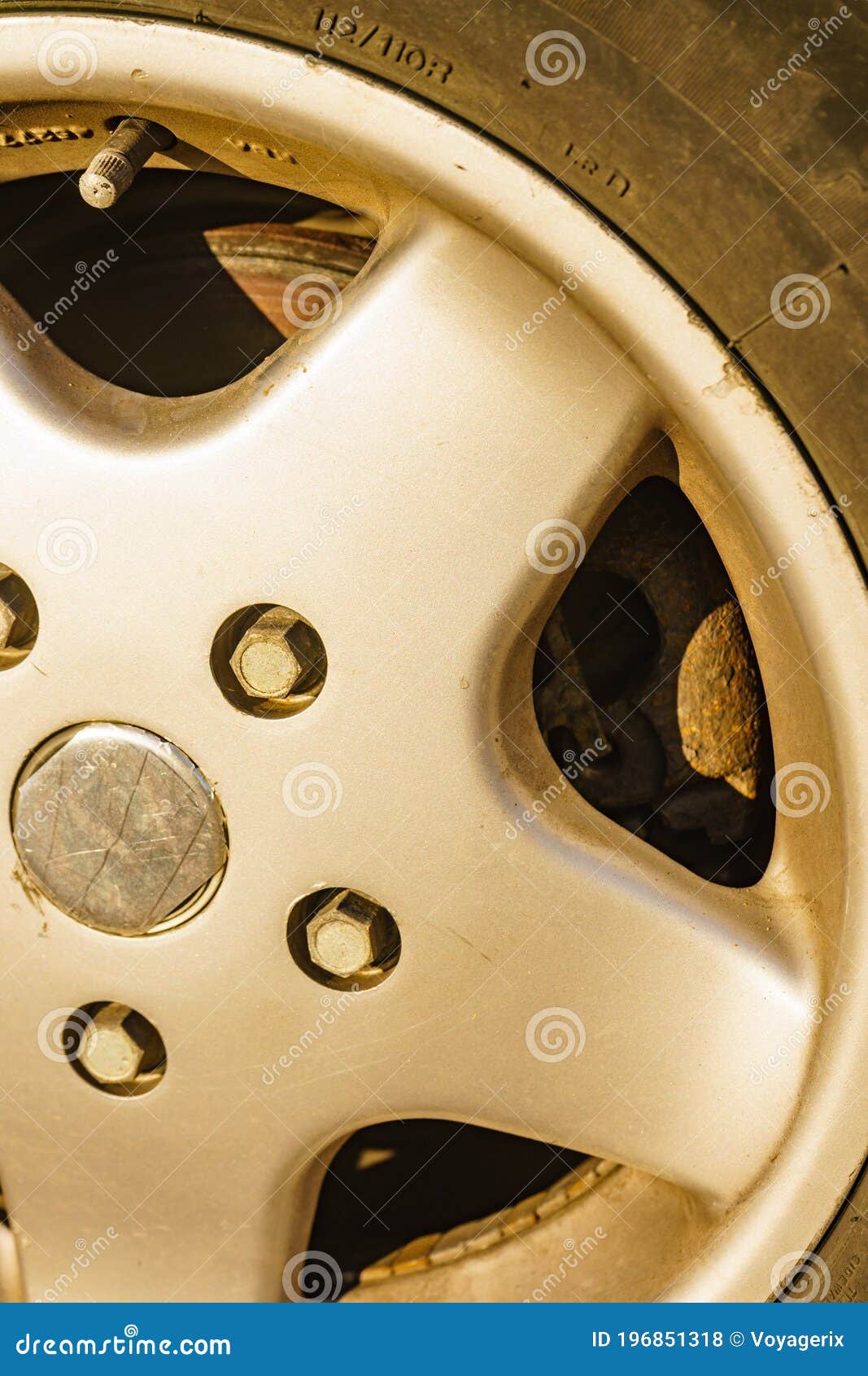 Car wheel rim stock photo. Image of detail, automobile - 196851318