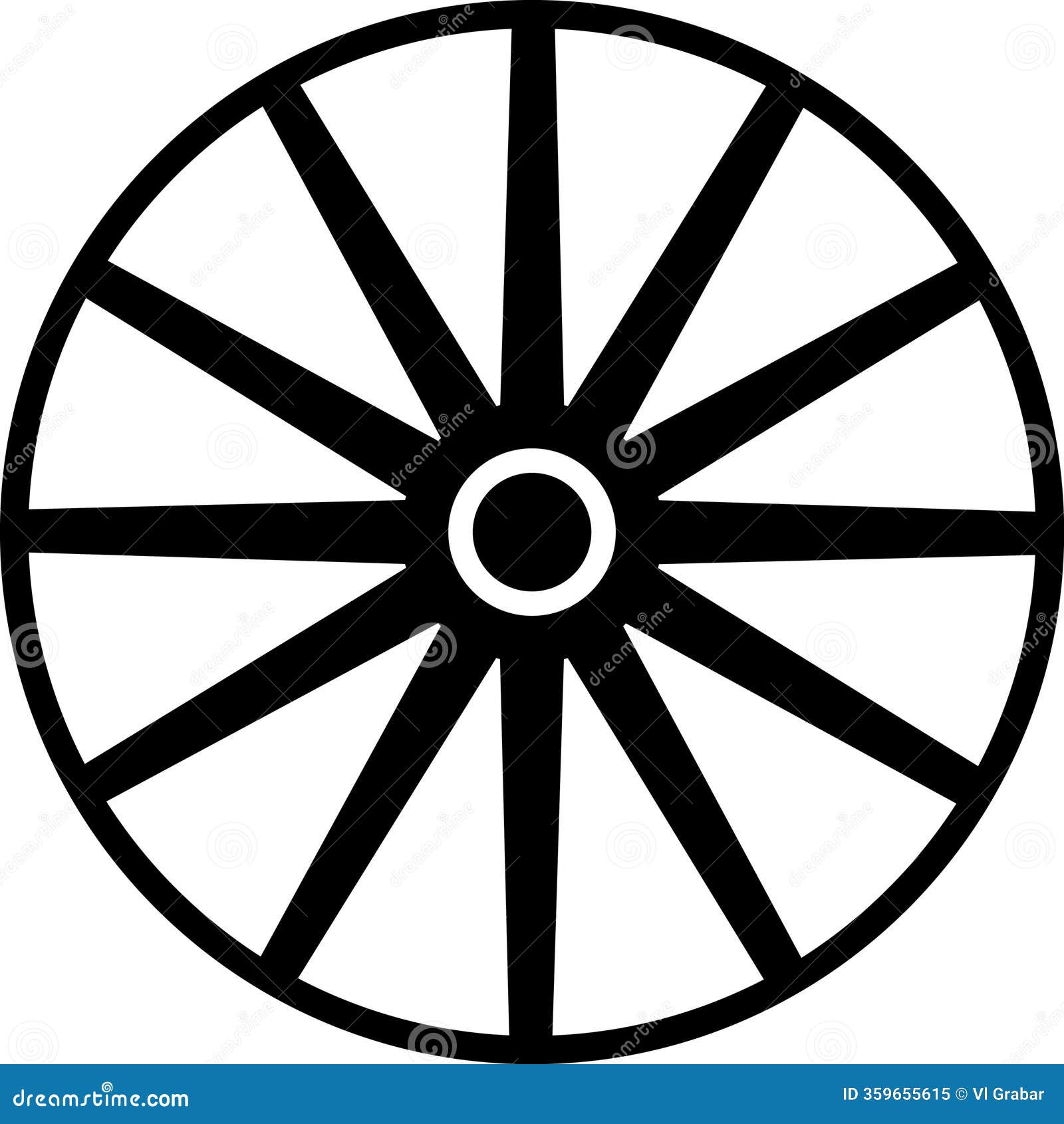 Car Wheel Rims Icon Vector Illustration. Stock Illustration ...