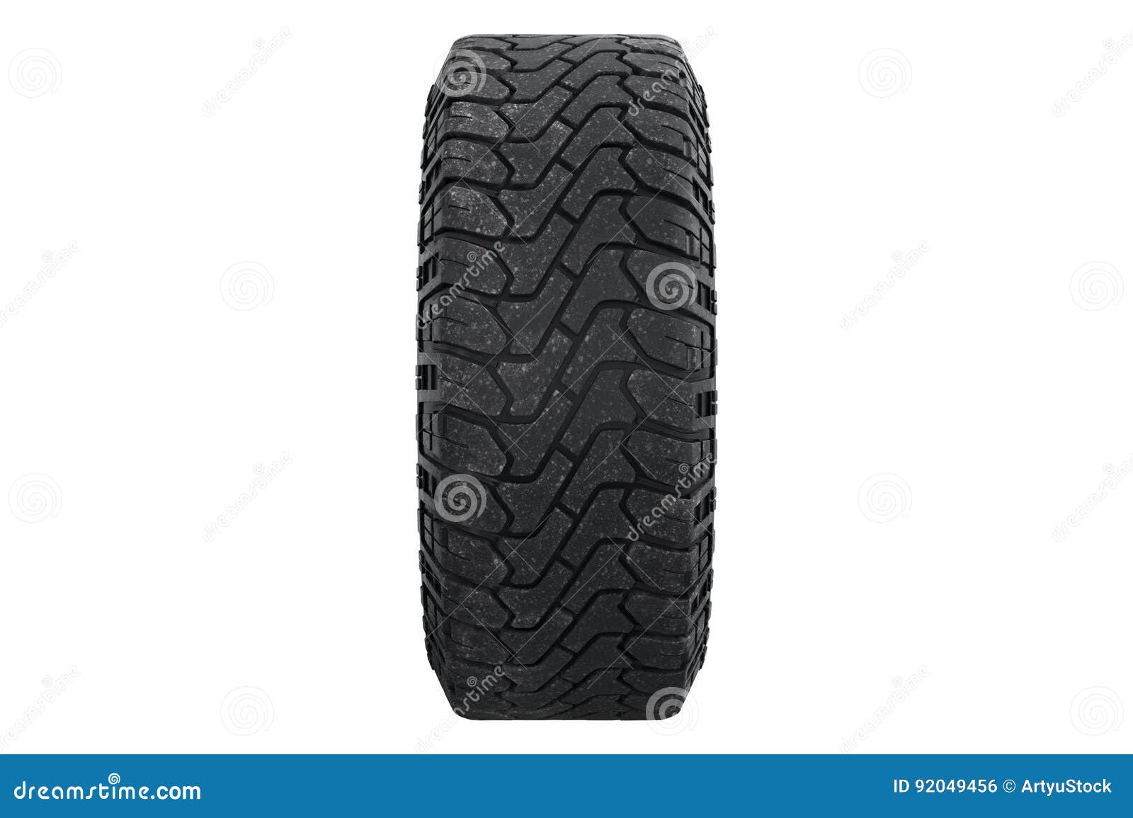 Car wheel, side view stock illustration. Illustration of tyre - 92049456