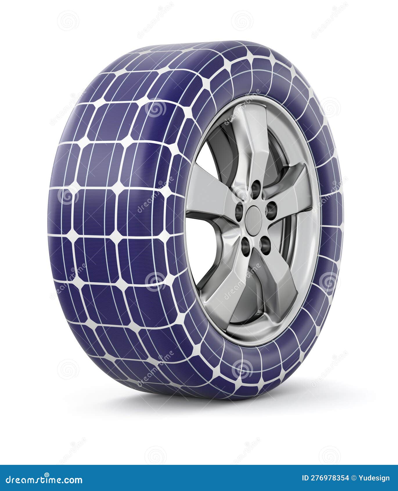 Car Wheel with Solar Panel Texture Stock Illustration - Illustration of ...