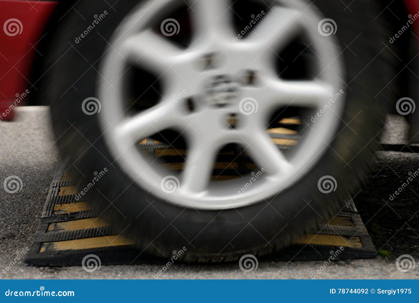 Set With Speed Bumps On White Background, Top View. Banner Design ...