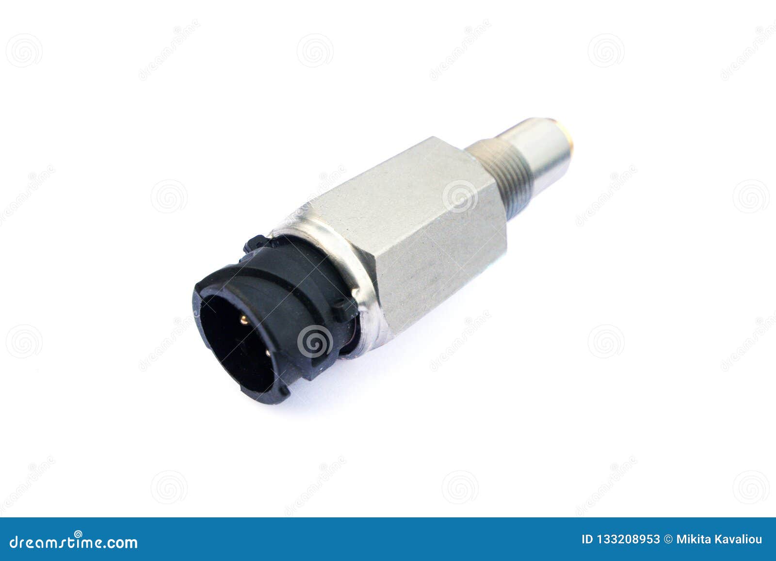 Car Wheel Speed Sensor Isolated Stock Image - Image of wheel, auto ...